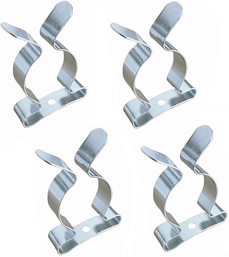 Pack of 4 Tool Spring Terry Clips 12mm - 38mm Garage/Shed Storage Grip ...