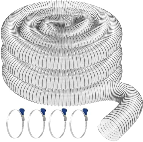 Rockler 4” Dust Collection Hose - Expandable Hoses Made w/Elastic ...