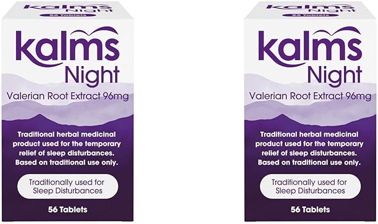 Kalms Night, 56 Tablets - Traditional Herbal Medicinal Product Used for ...