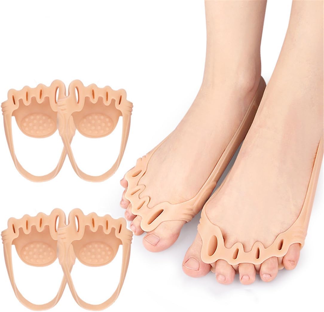 Amazon.com: 2 Pairs Toe Separators Spacers, Bunion Corrector for Women ...