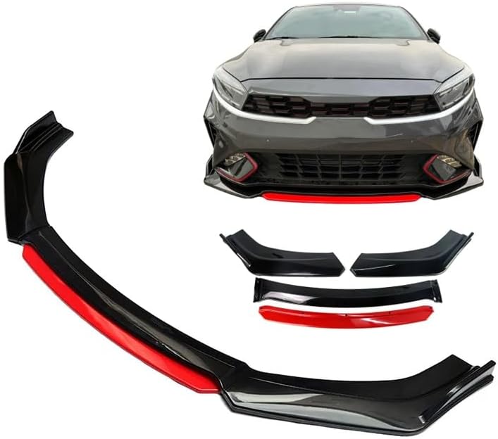 VMINGO Lip Splitter Filo Rojo Protector Spoiler Delantero Aerodinamico ...