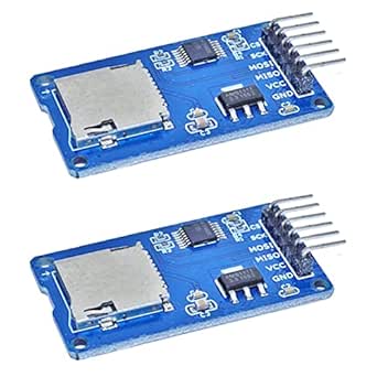 DIYables Lector de módulo adaptador de tarjeta micro SD para Arduino, ESP32, ESP8266, Raspberry ...