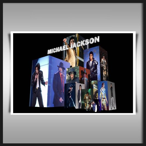 Michael Jackson Collage A1 340gsm Maximum Weight Canvas Art Print 90 x ...