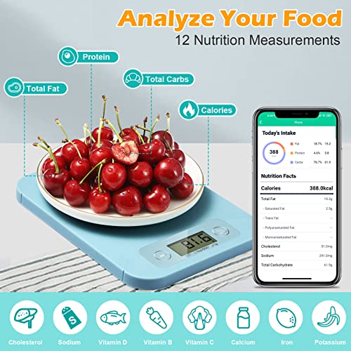 Buy Digital Food Scale - Smart Kitchen Scales with Nutritional ...