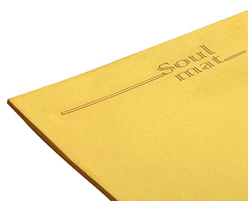 Soul Mat Roll Easy Pro Yoga and Exercise Yellow Mat 6mm (Various Sizes ...