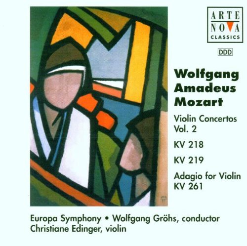 Mozart:Violin Concertos: Europa Sym, Grohs, Edinger: Amazon.in: Music}