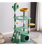 Amazon.com : Oceskyha Cat House-Cat Tree for Large Cat Indoor,Suitable ...