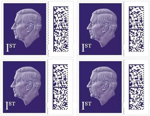 1st Class Stamps (4 Pack Book) | QR Barcoded Self Adhesive | Postage ...