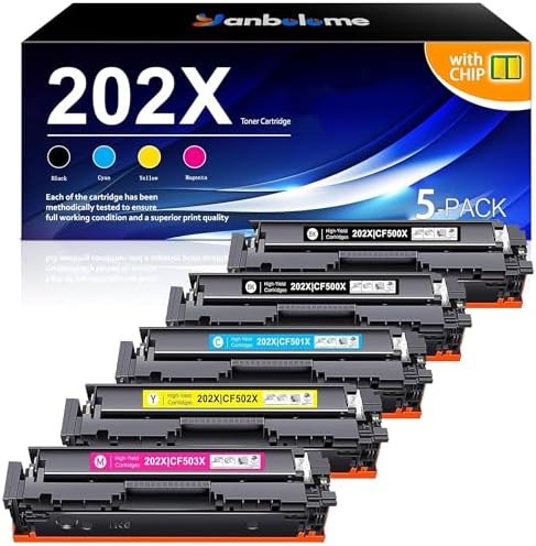 Amazon.com: 202A Toner Cartridges 4 Pack(with chip) Comaptible with ...