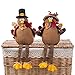 Amazon.com: Ogrmar 2 Pack Stuffed Turkey Couple Doll Thanksgiving ...