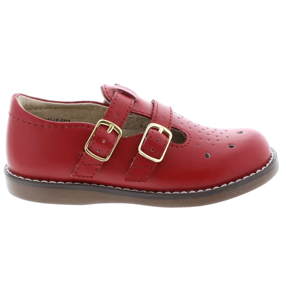 Snapklik.com : FOOTMATES Danielle Double-Buckle Mary Jane English ...