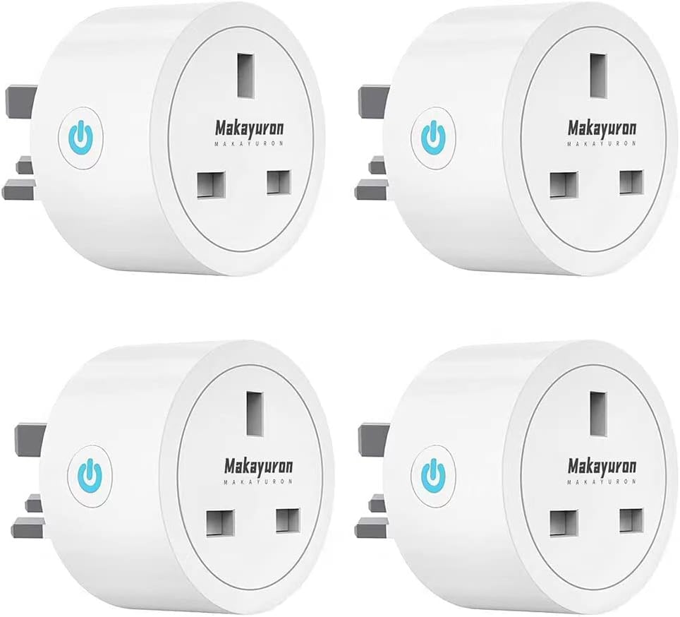 Smart Plug, Smart Outlet Plug Socket Compatible with Alexa and Google ...