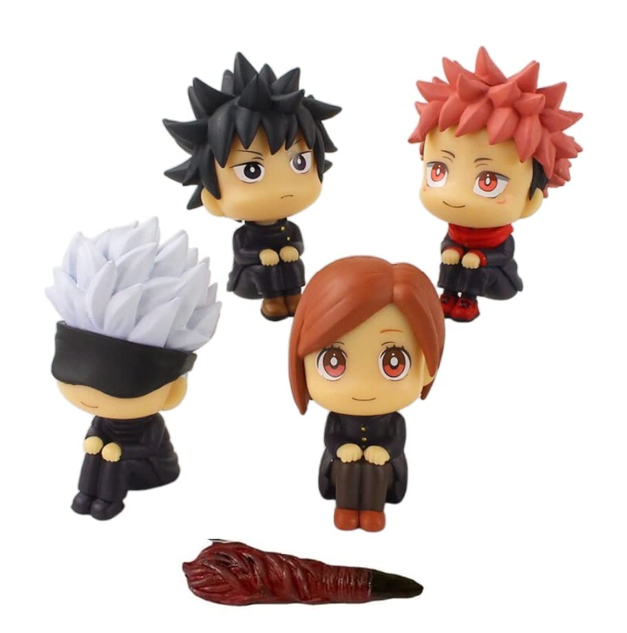 Blue Aura Jujutsu Kaisen Action Figure With Sukuna Finger Figures ...