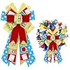 Amazon.com: Large Welcome Back to School Bows for Wreath, School Themed ...