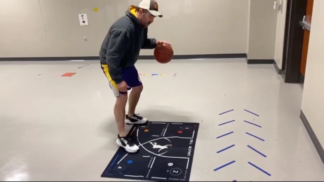 Watch basketball training mat on Amazon Live