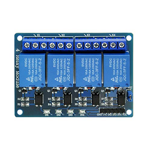 Gikfun 5V 4 Channel Relay Module With Optocoupler For Arduino EK1154 ...