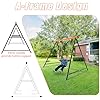 Amazon.com: Swing Stand, Metal Swing Frame,Hold up to 550lbs, Swing ...