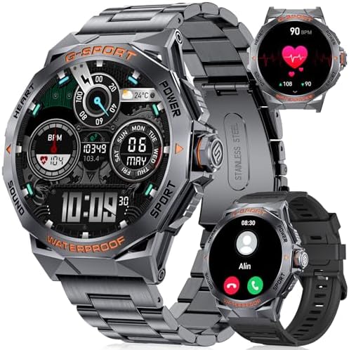FEELNEVER Smart Watch for Men with Answer/Make Call, 1.43'' AMOLED ...