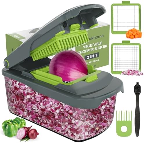 Amazon.com: Genius Nicer Dicer Speed Vegetable Slicer with 3 Inserts ...
