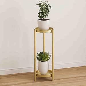 Amazon.com: 2 Tier Side Table, Small Nightstand Accent Table with Two ...