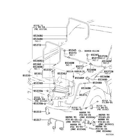 Genuine Toyota 85330-35070 Washer Motor and Pump Assembly : Amazon.in ...