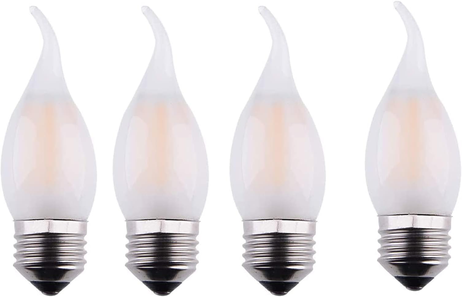 Amazon.com: OPALRAY C35 6W Dimmable LED Candelabra Bulb, E26 Regular ...