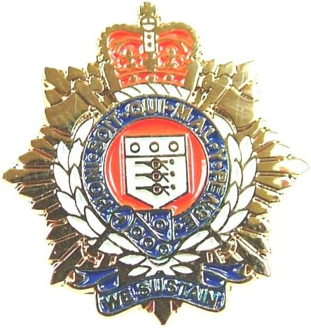 RLC Royal Logistic Corps Deluxe UK made Gold plated Classic veterans ...