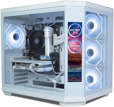 ionz Gaming PC - Desktop Computer, AMD Ryzen 5 5500 CPU, NVIDIA RTX ...