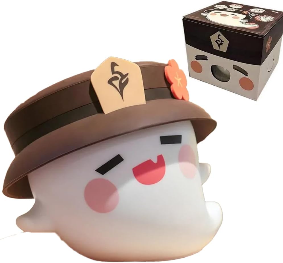 BoTiHoXi Game Genshin Impact Hutao Ghost White Night Light Hu Tao Slime ...