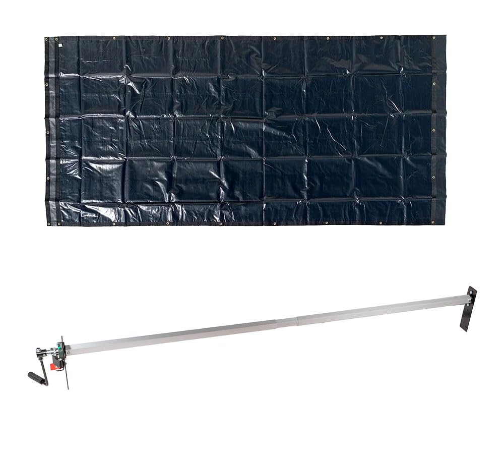 Mytee Products Dump Truck & Trailer Tarp Kit w/ 7ft 6" x 20' Black ...