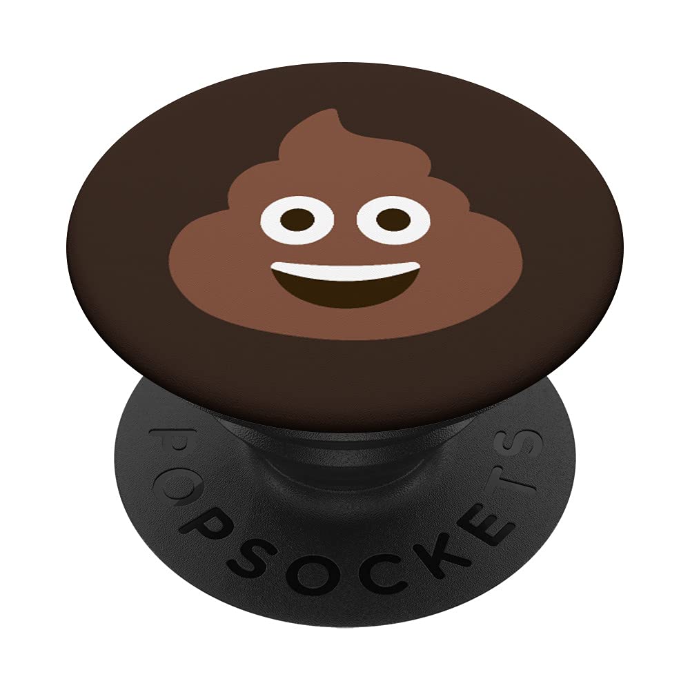 Buy Poop Emoticon Smiling Poop Pile of Poop PopSockets Swappable ...