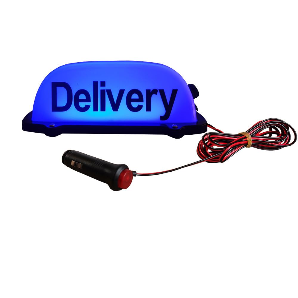 Amazon.com: FUNGNLY 12V Delivery Sign Light for Car, Magnetic ...