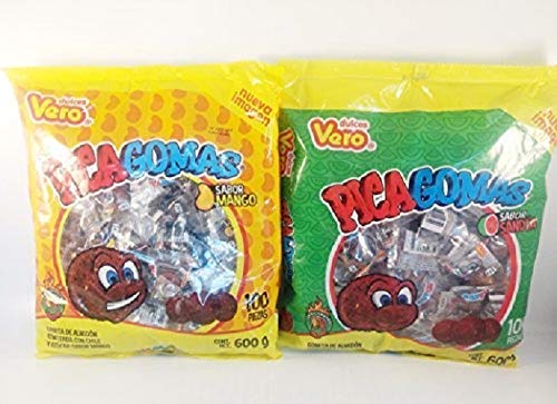 Amazon.com : Pack Of 2 Bag Pica Goma Chili Gummy Mango And Watermelon ...