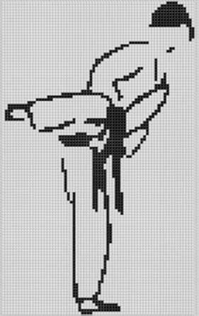 Amazon.com: Karate Cross Stitch Pattern eBook : Mother Bee Designs ...