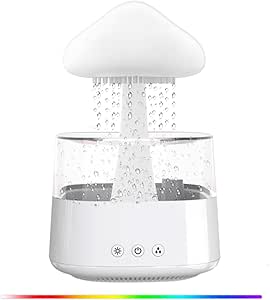 Amazon.com: Mushroom Rain Cloud Humidifier Water Drip,450ML 7 Colors ...