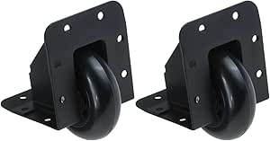 Amazon.com: HBDBJRWB Castor Wheels 2pcs Heavy Duty Metal Recessed ...