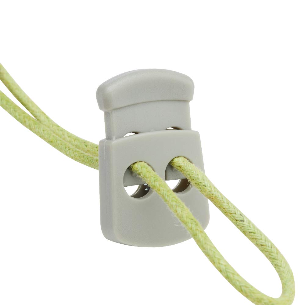 Snapklik.com : DYZD Multi-Purpose Plastic Double Hole Cord Lock For ...