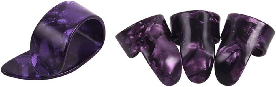 Amazon.com: QIANQJL 4 Pcs Guitar Thumb Finger Picks Plastic Plectrum ...