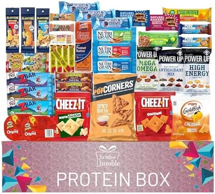 Amazon.com: High Protein Snack Box: Premium Mix of Fitness and Healthy ...