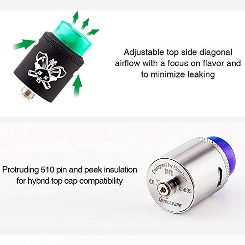 【アトマイザー】Hellvape Dead Rabbit SQ RDA「デッドラビット」レビュー | VAPE Circuit