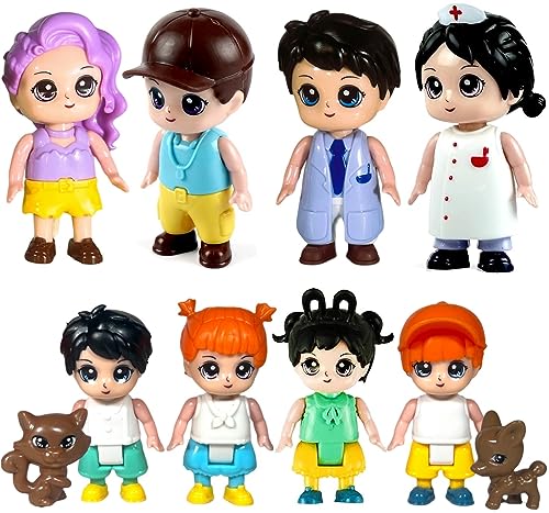 Snapklik.com : FUNERICA Dollhouse People Figures Playset - Adorable ...