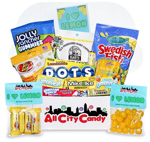 Amazon.com : All City Candy I Heart Lemon Candy Assortment Box ...