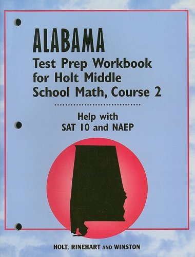 Mathematics, Grade 7 Test Prep Workbook Course 2: Holt Mathematics ...