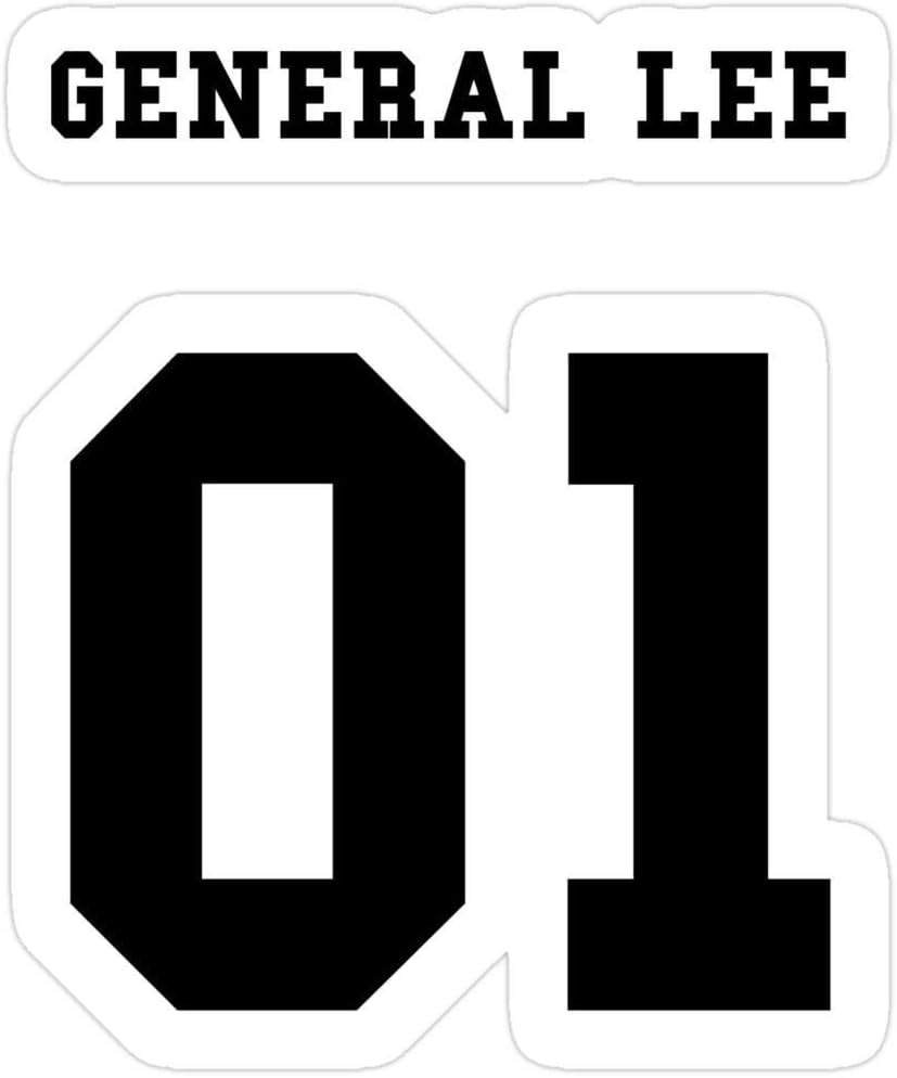 Amazon.com: Big Lens store General Lee 01 Stickers (3 Pcs/Pack) : Toys ...