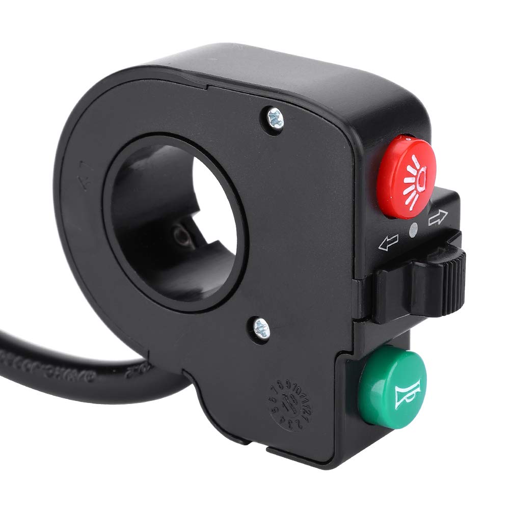 Amazon.com: OKJHFD 3 in 1 Motorcycle Turn Signal Headlight Horn Switch ...