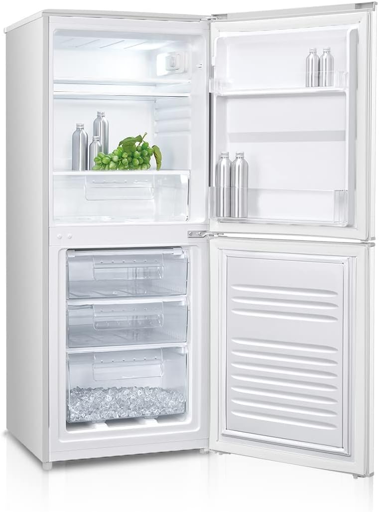 Iceking IK5558WE 185L, 55cm Wide, 136.2cm High, 50/50 Split ...