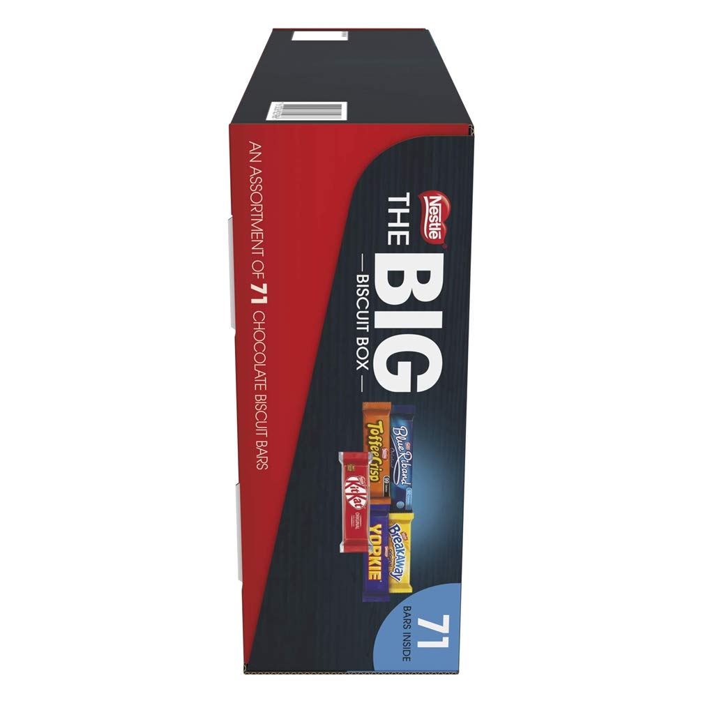 Nestle The Big Biscuit Box, 71 x Chocolate Bars - Kit Kat, Yorkie ...