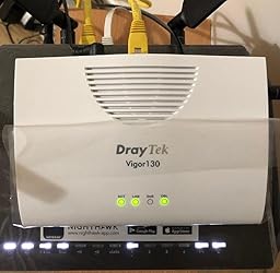 DrayTek Vigor 130 VDSL2/ADSL2+ (FTTC/BT Infinity) Gigabit Ethernet ...