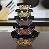 Amazon.com: Glass Mixing Bowls with Lids Set - 10-Piece-Set with ...