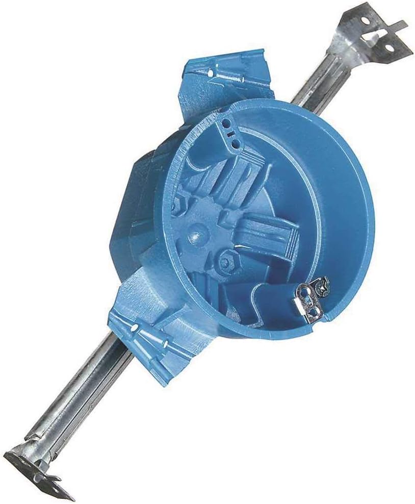 Carlon BH525HP Ceiling Fan Box, Round, New Work, 4-Inch Diameter by 3 ...